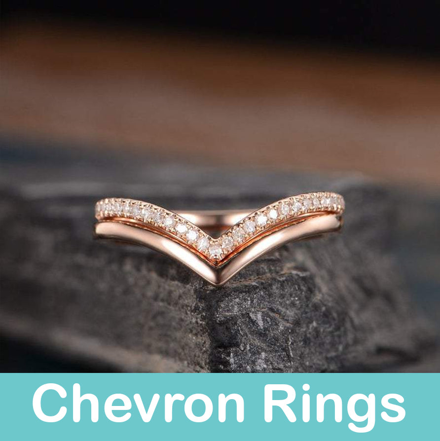 Buy Chevron Diamond Rings Online For Her | 5% off on First Purchase ...